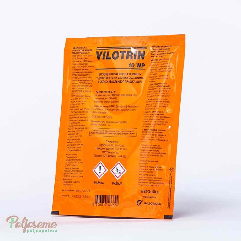 VILOTRIN 10 WP 0.05 » Protiv bubašvaba,mrava,komaraca » Poljoseme ...